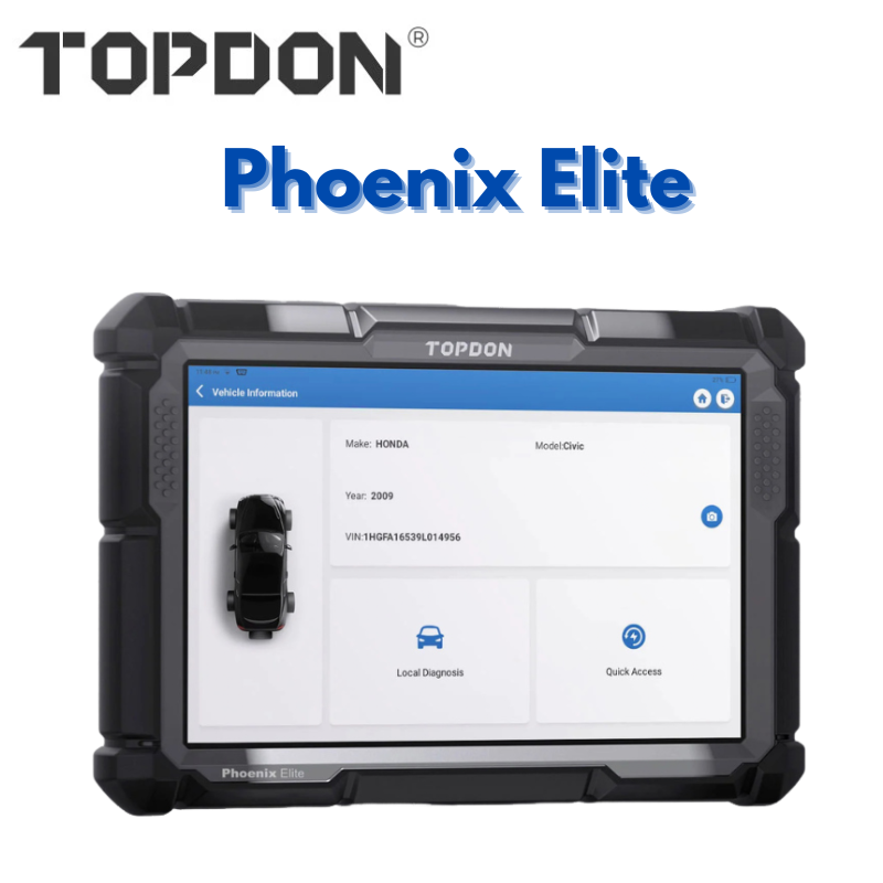 2025 New! TOPDON Phoenix Elite 10.1" OE-Level Scan Tool, Cloud-Based ...