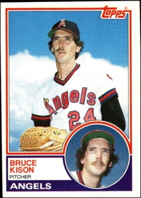 1983 Topps #712 Bruce Kison Pitcher California ANGELS FREE shipping | eBay