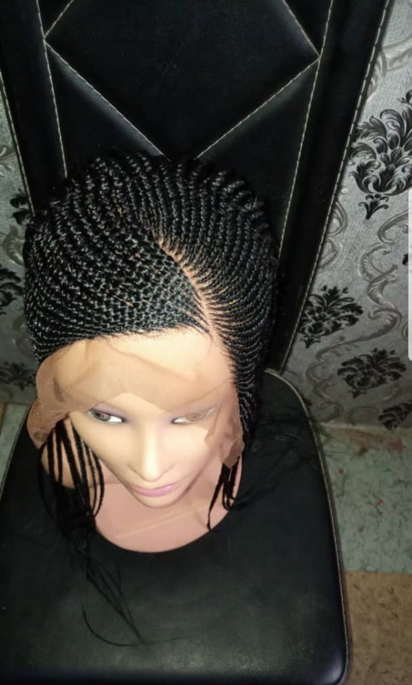 Braided Wig :Beautiful Slash braids cornrow wig.Pre- order only 2 ...