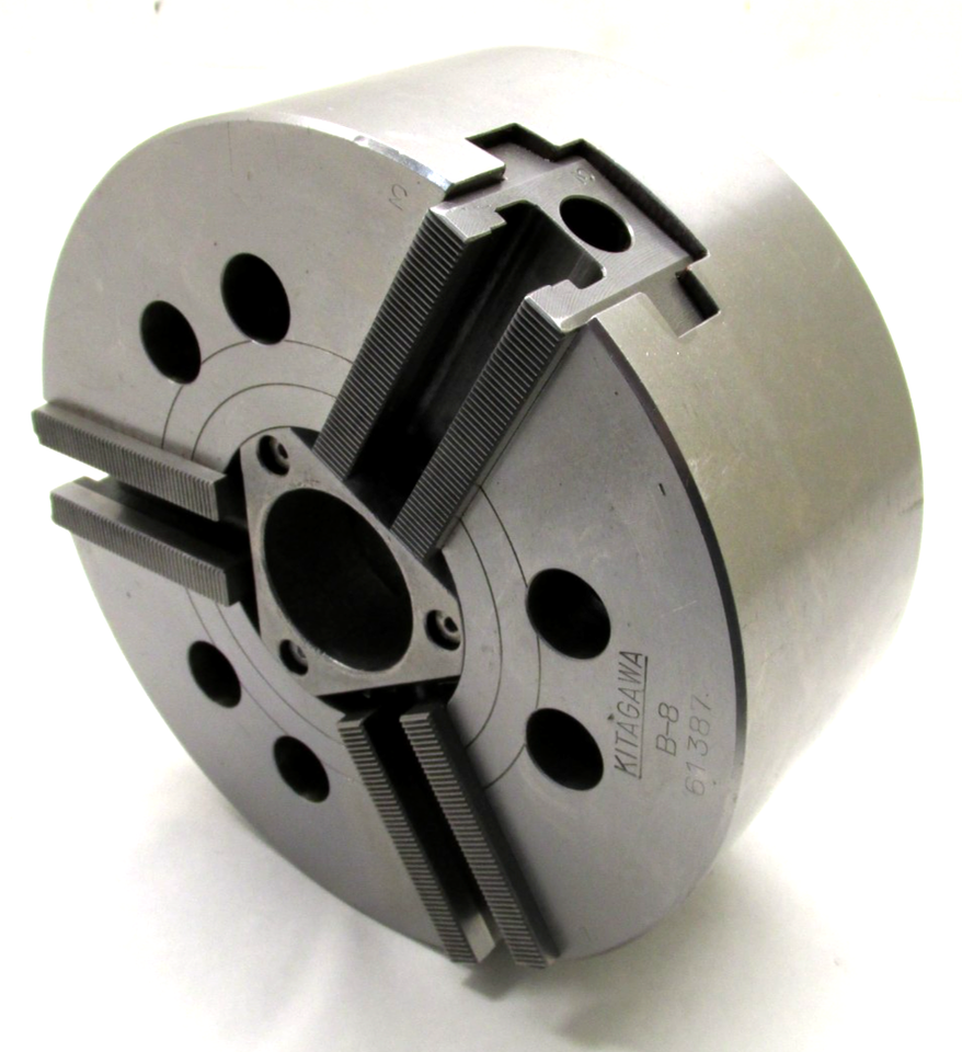 KITAGAWA 8" THREE-JAW CNC LATHE POWER CHUCK w/ A2-6 MOUNT - #B-8 | eBay