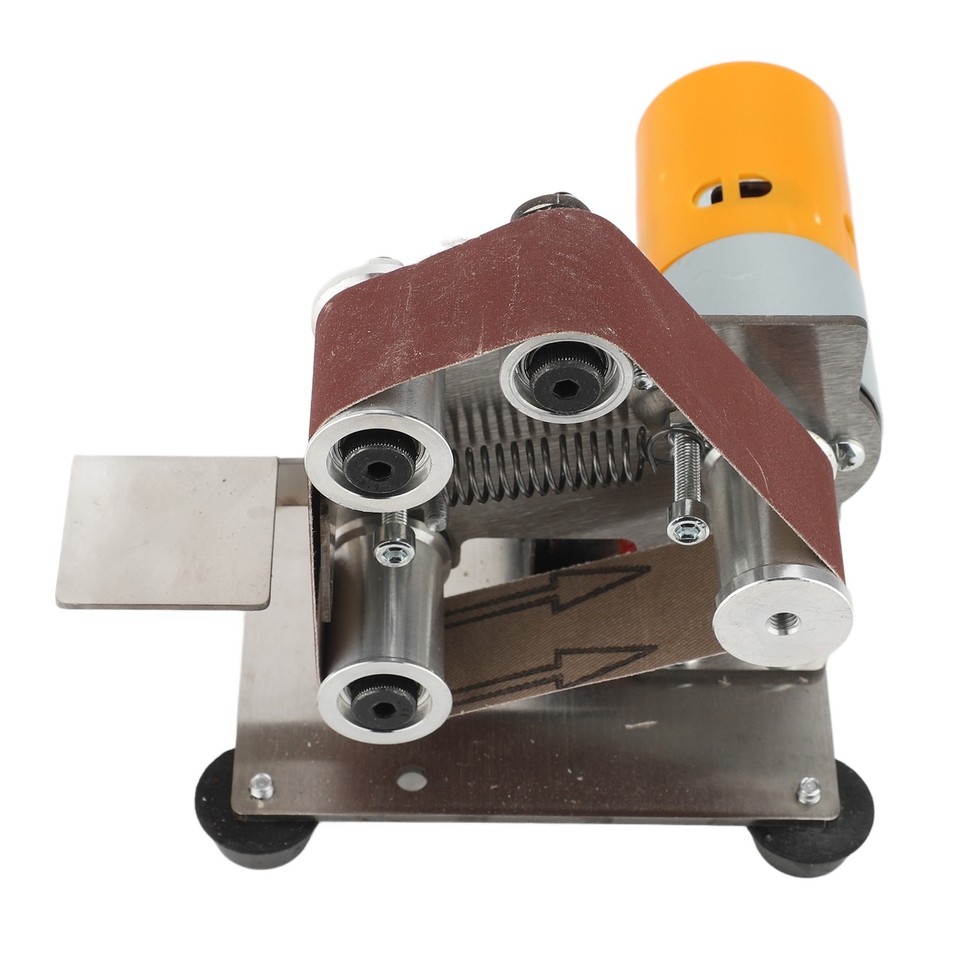 Mini Belt Sander Adjustable Angle Vertical Belt Sanding Benchtop Belt ...