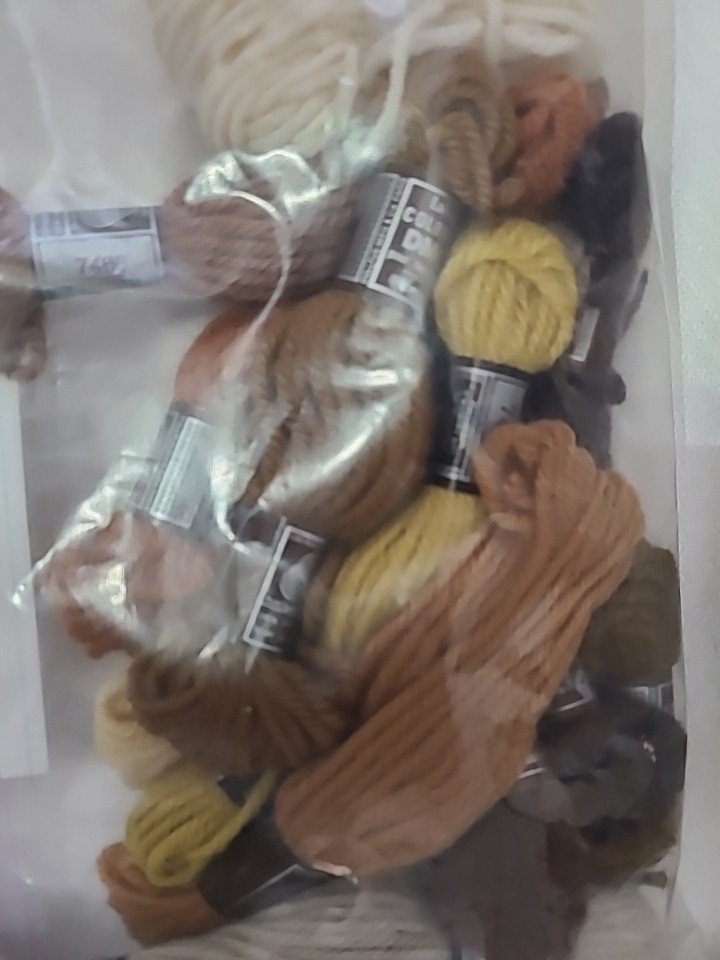 60+ Lot Of Wool Yarn for Needlework Multicolor Mixed Brands Some Open ...