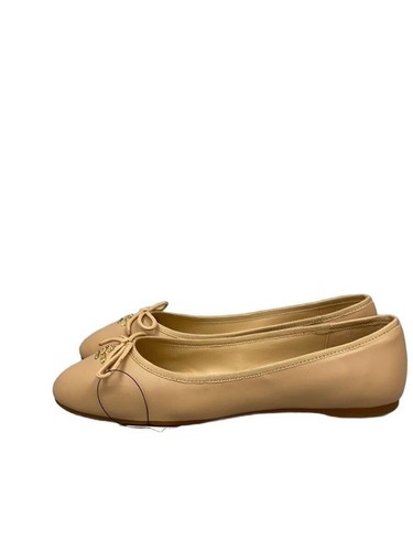 COACH Ballet Shoes Flat PUMPS 24.5cm Beige CC749 Used | eBay