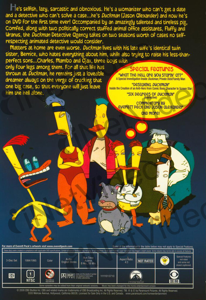 Duckman - Saisons Un & Deux (Coffret) Neuf DVD | eBay