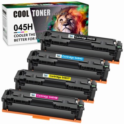 4PK 045H Toner Cartridge Set For Canon Color imageCLASS MF634Cdw ...
