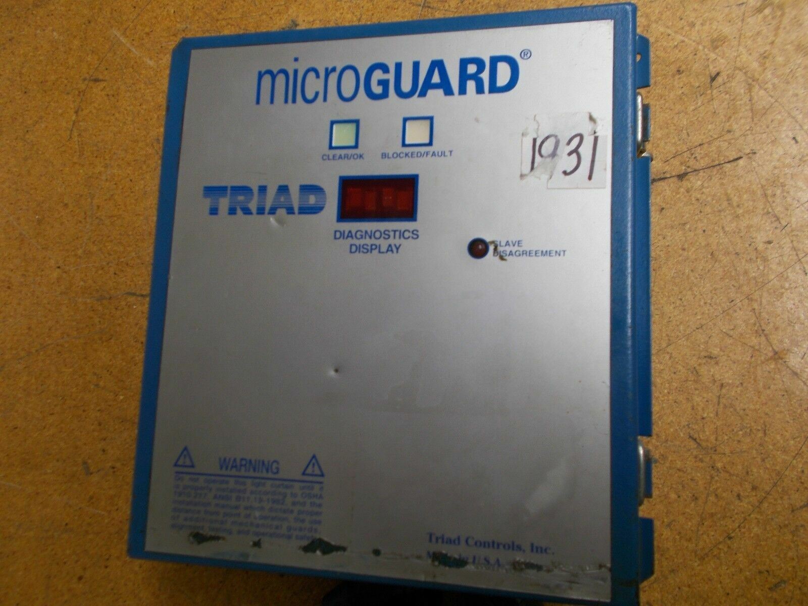TRIAD Microguard MG-24-0F-20 Emitter Receiver Control Box With ...
