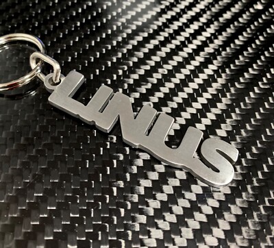 LINUS Keyring Keychain Key Fob Stainless Steel Name Gift | eBay