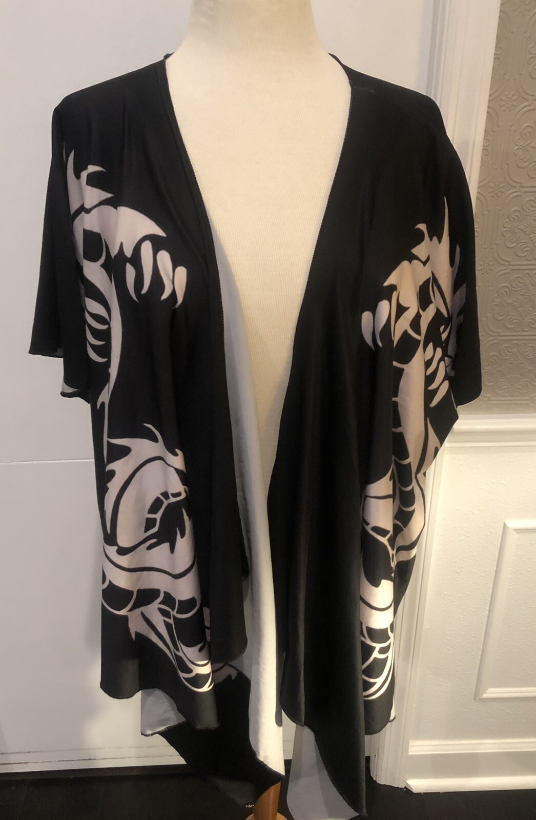 Art Of Where Womens Art to Wear Dragon Asian Asymmetr… - Gem