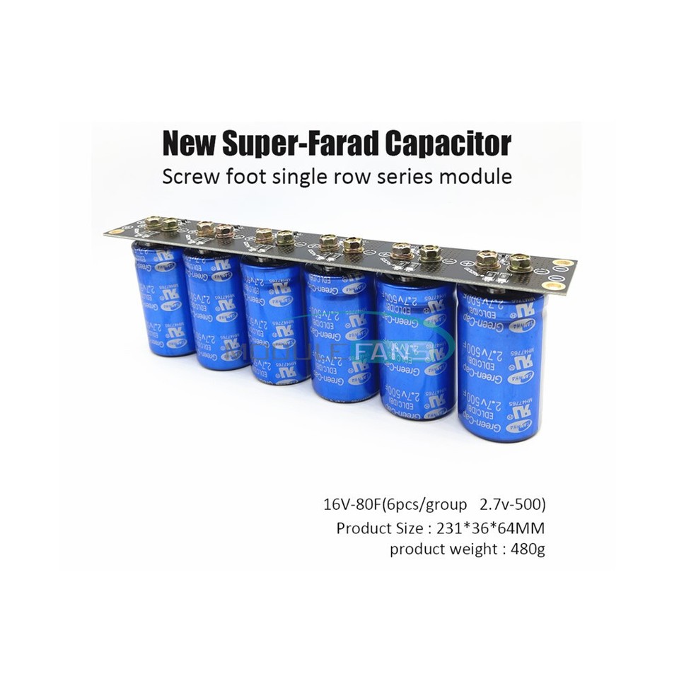 Farad Capacitor 16V-83F Super Capacitor 2.7-3V 500F With Protection ...
