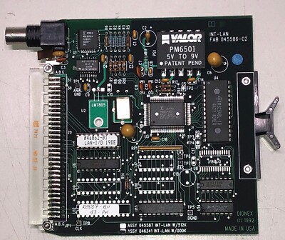 Dionex INT-LAN Chromatography Network Interface Card/Module 46341 FREE ...