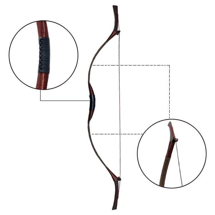 Vs English Traditional Handmade Recurve Bow - Mongolian Horse Longbow ...
