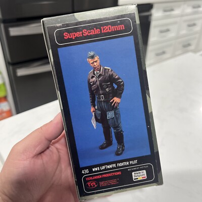 Verlinden Super Scale WWII Luftwaffe Fighter Pilot Kit #436 120mm Resin ...