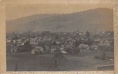 ROULETTE Pennsylvania postcard Potter County RPPC town view 1906 | eBay