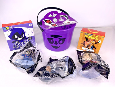 2023 McDONALD'S Happy Meal Halloween Bucket Vampire Buckets PURPLE ...