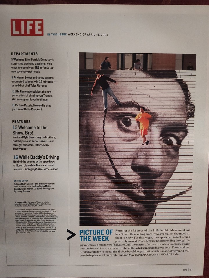 Rare LIFE magazine April 15 2005 NASCAR Kurt And Kyle Busch | eBay