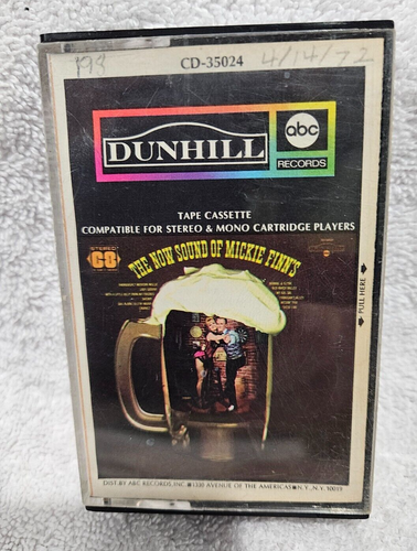 The Now Sound Of Mickie Finn's audio music RETRO CASSETTE tape DUNHILL ...