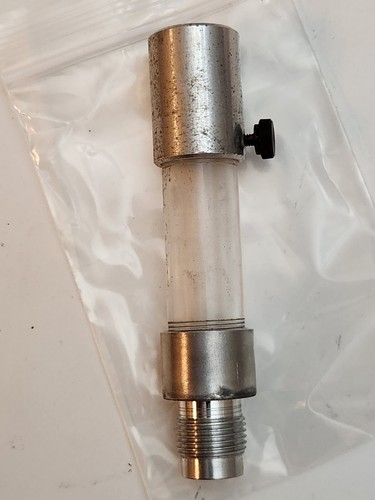 RCBS PBII Clear Plastic Powder Adapter w/ Quick Change Collar & Male ...