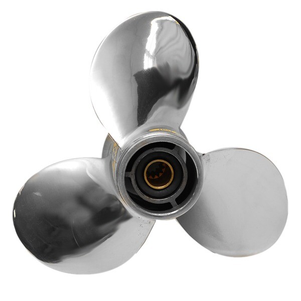 Turbo Pontoon UT Boat Propeller PO120011R | OMC RH 12 x 11P Stainless ...