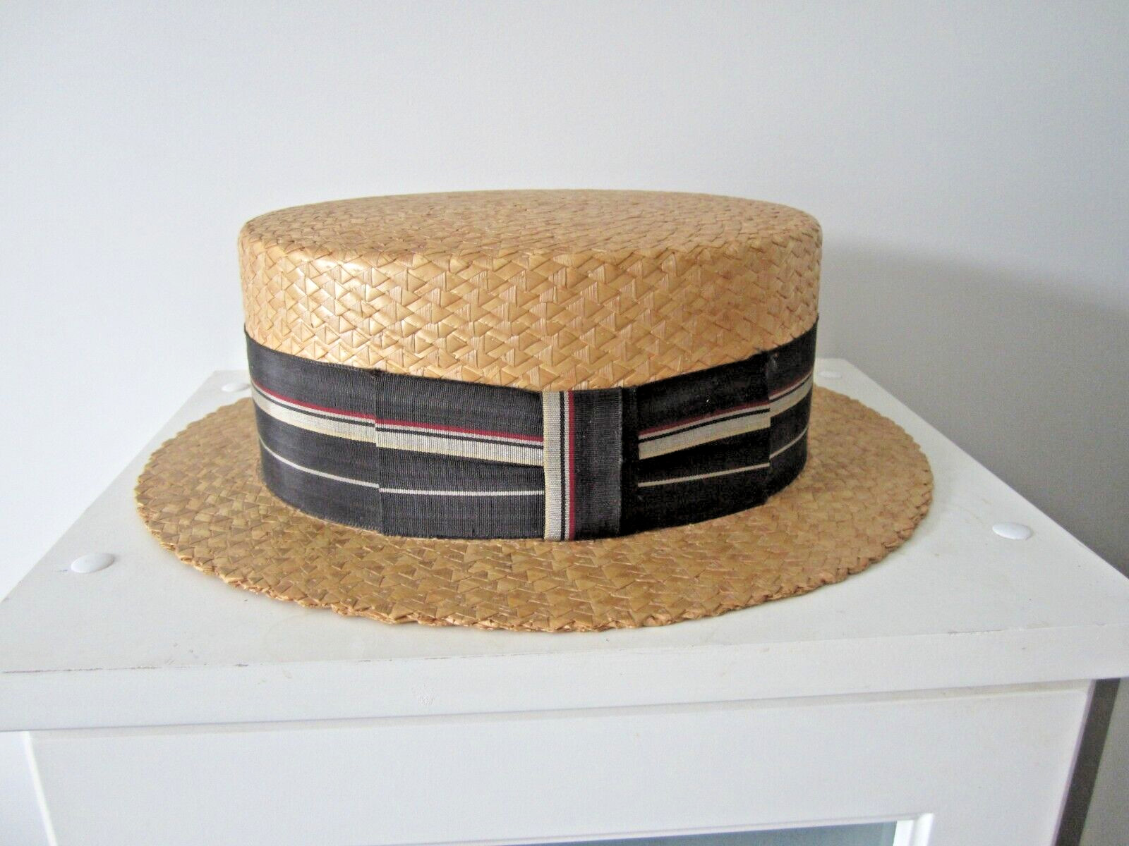 1920s Vintage B. Fleishman & Brothers Straw Boaters H… - Gem