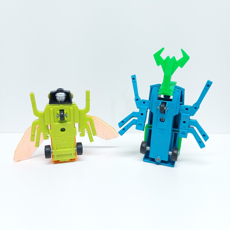 1984 BUG BOTS LOT GALACTIC CREEPER BEETLE VINTAGE BUDDY L KO G1 ...