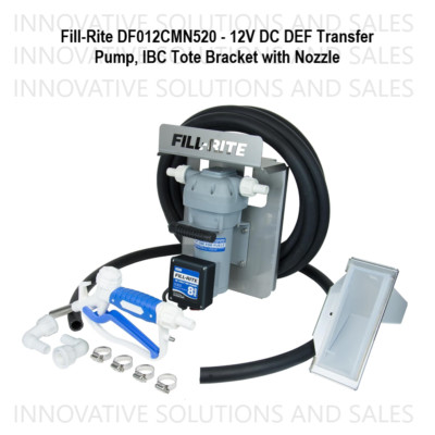 Fill-Rite DF012CMN520 - 12V DC DEF Transfer Pump, IBC Tote Bracket with ...