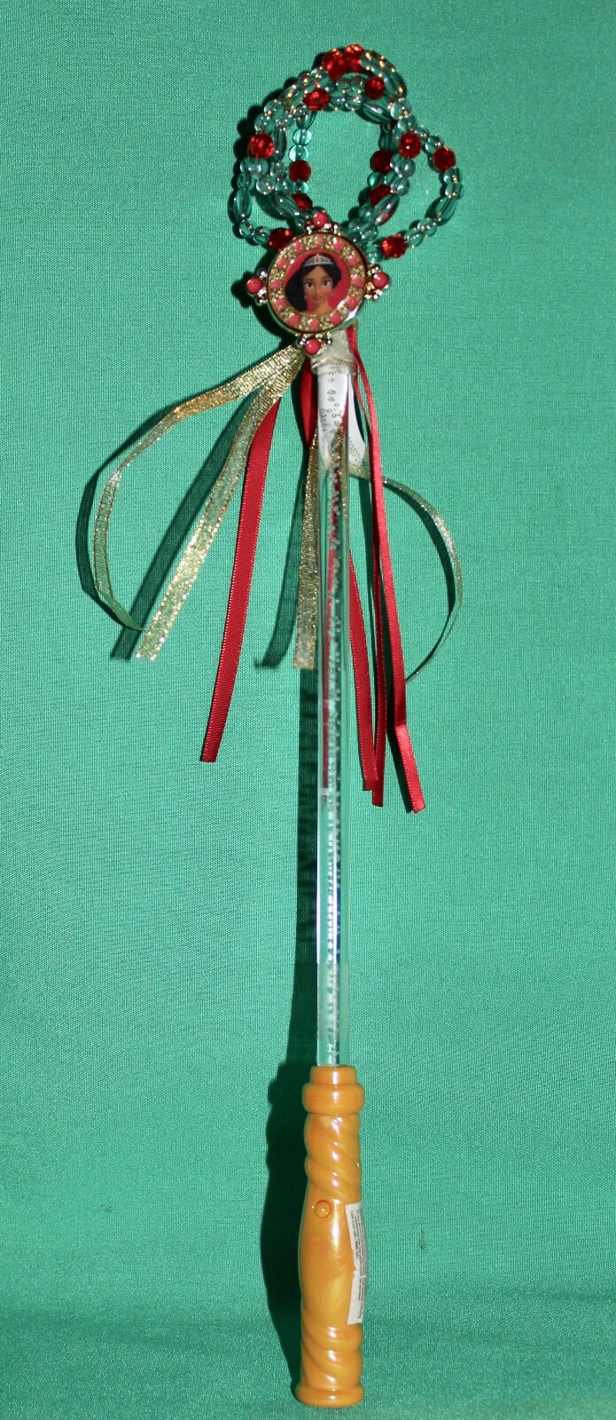 DISNEY PARK PRINCESS ELANA OF AVALOR LIGHT UP WAND NEW DISNEY COSTUME ...