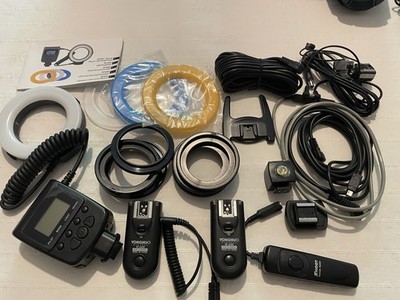 LED Macro Ring Flash for Nikon, Canon, Olympus DSLR Cameras | eBay UK