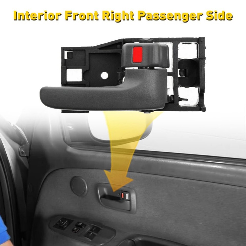 Interior Front Side Door Handle Right Fit Black Toyota 2000-2006 US ...