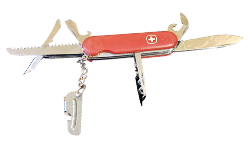 Vintage Swiss Army Knife Multi Tool Wenger Delemont Saw | eBay