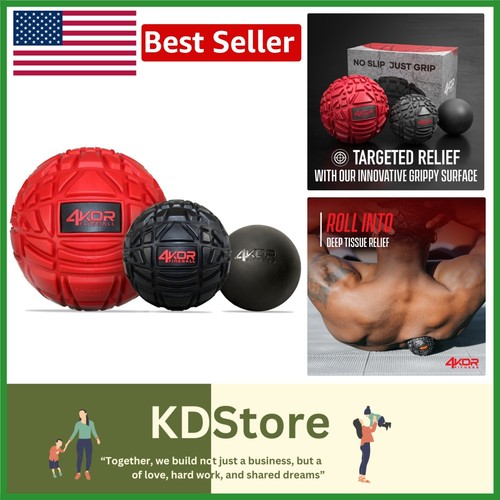 Versatile 4KOR Massage Balls for Trigger Point and Myofascial Release ...