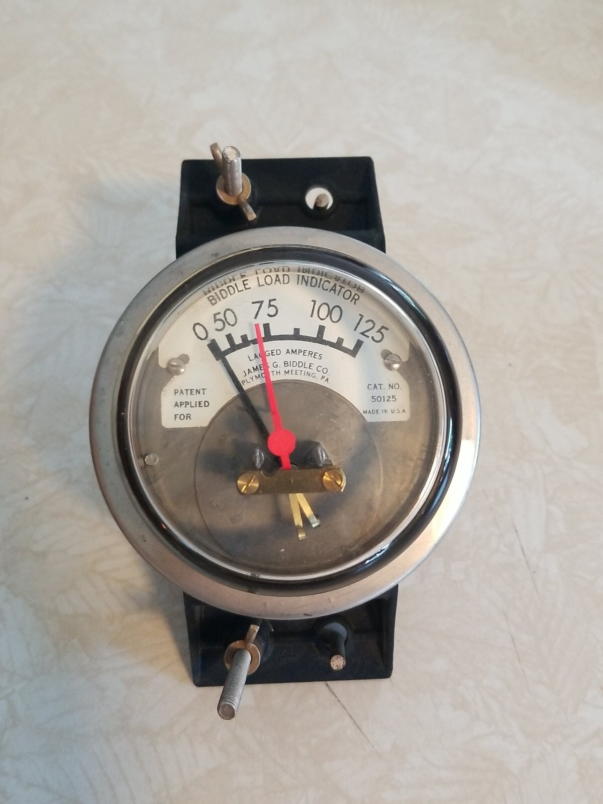 James Biddle Instruments Co. 50125 Load Indicator 125 Amperes New Open ...