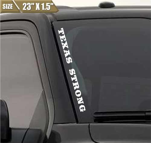 Texas Strong Windshield Sticker Banner Vinyl Decal Truck Houston | eBay