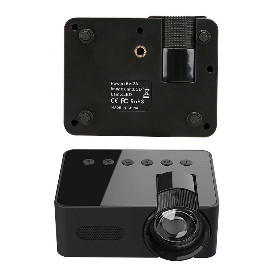 Portable Mini Projector Theater Party Pocket Bluetooth HDMI LED HD Home ...