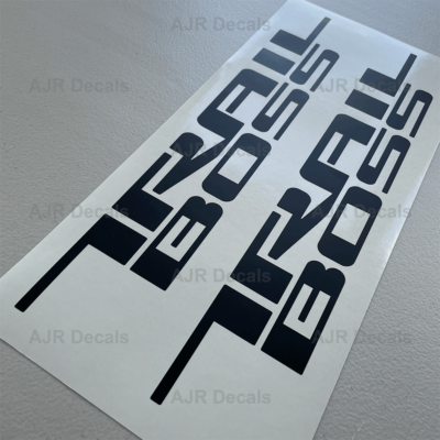 Trail Boss Decals Fit Truck Chevrolet Silverado Chevy Sticker Bedside ...