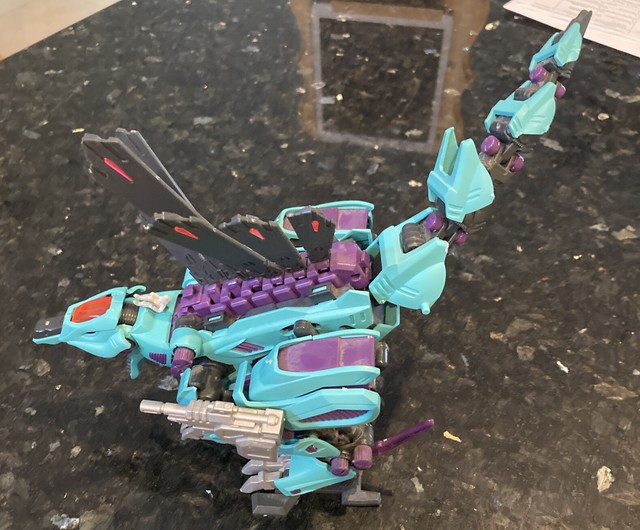 2002 Hasbro Zoids 060 Dark Spiner Motorized Robot Partially Built ...