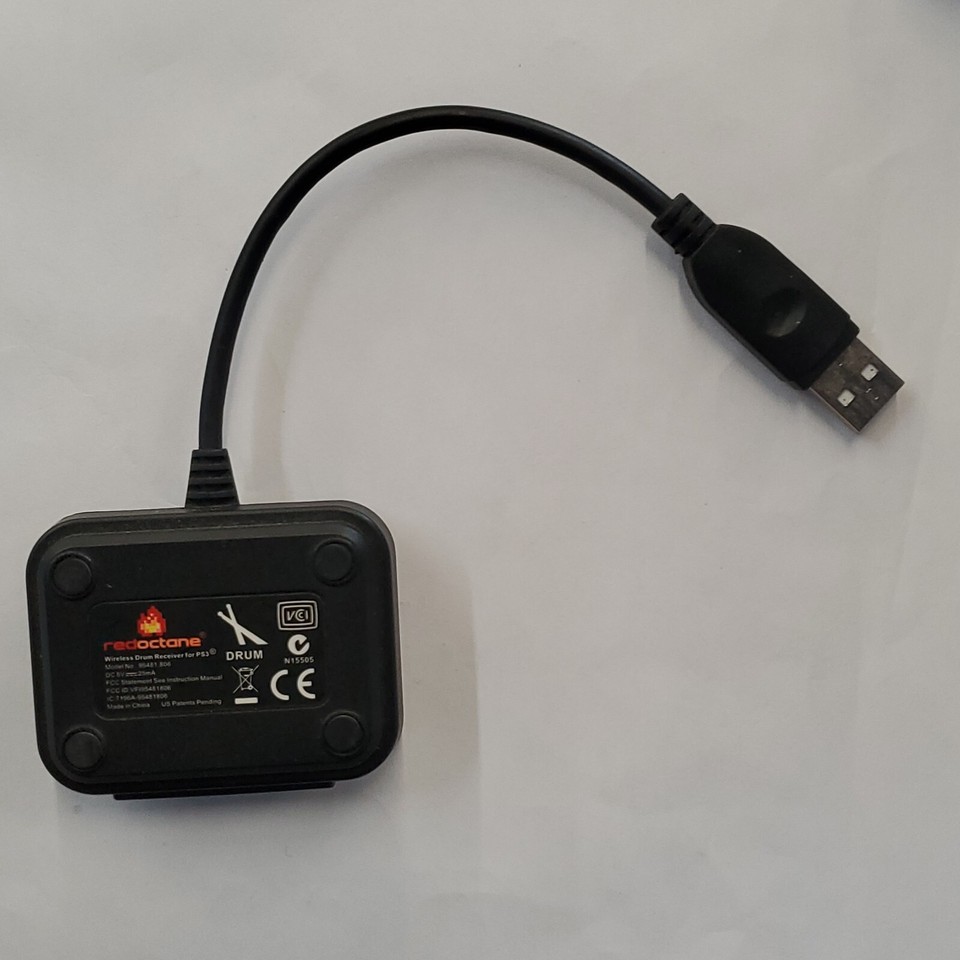 Guitar Hero Band Hero Wireless DRUM Receiver Dongle Playstation 3 PS3 ...
