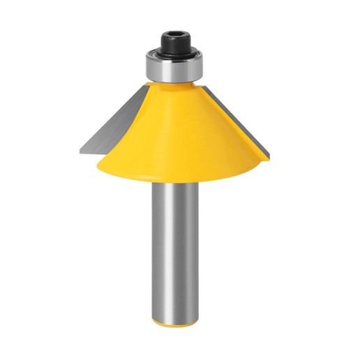 8mm Shank Chamfer & Bevel Edging Router Bit Slotting Cutter Woodworking ...