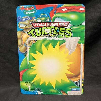TMNT Cardback Halfcourt Giraffe Ninja Turtles 1992 Bio File Card | eBay