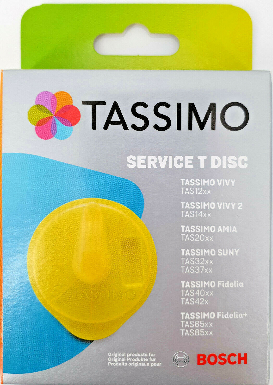 Bosch 17001490 Reinigungs-T-DISC Gelb für Tassimo