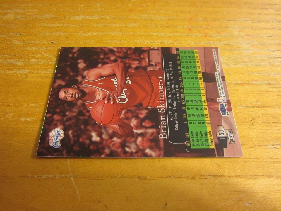 Brian Skinner 1998-99 Flair Showcase Row 1 #50 #'d 1732/3000 Card NBA ...