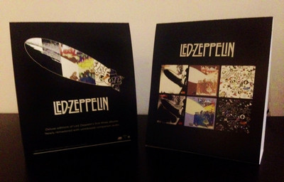 LED ZEPPELIN I II III Remastered Collection Ltd Ed RARE NEW Table Top ...