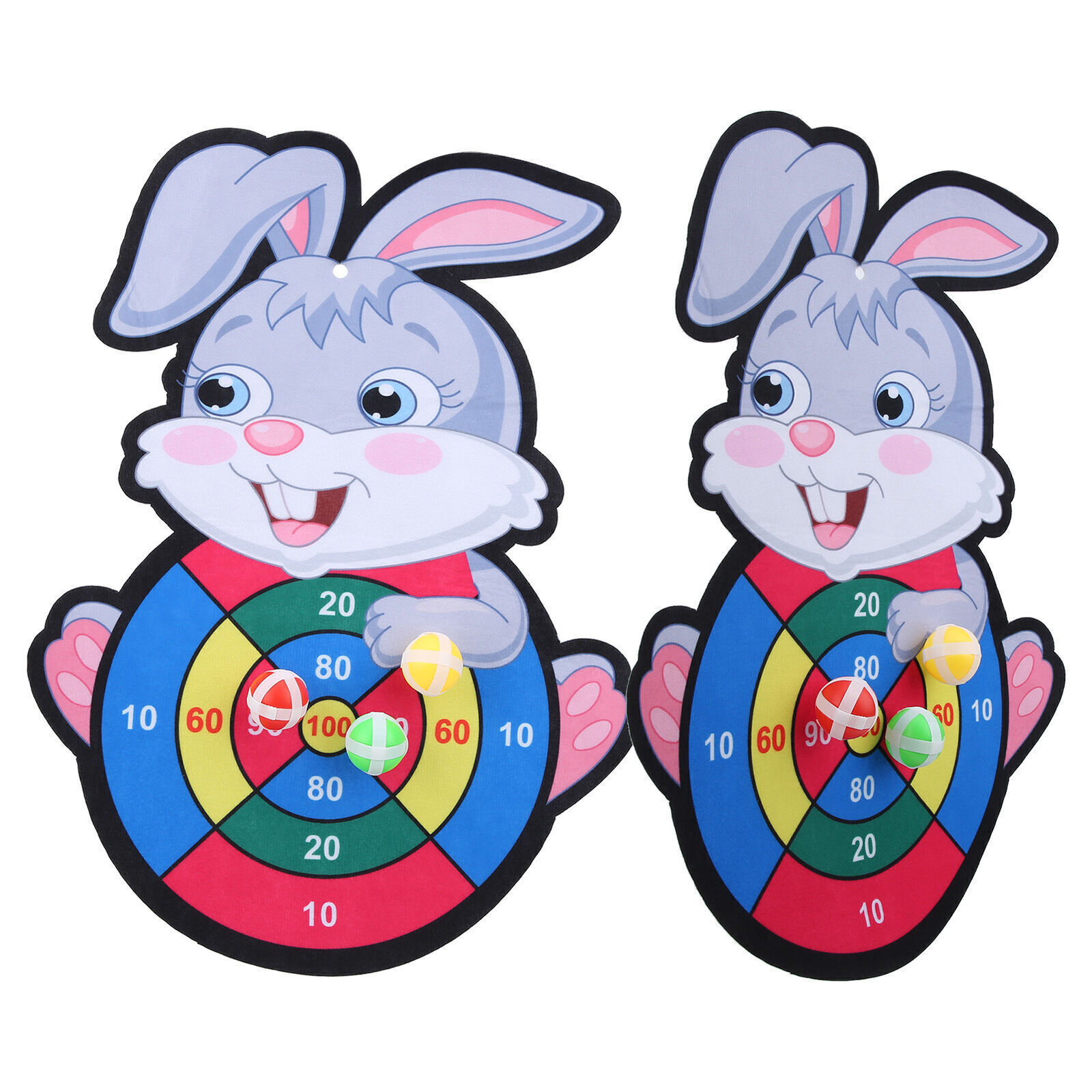 2Set Dart Board with 2 Hooks Cartoon Animal Dart Plate Game Toys | eBay