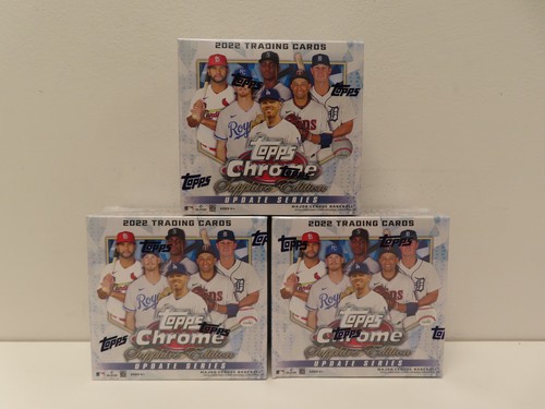 (3) Lot 2022 Topps Chrome Update Sapphire MLB Baseball Factory Sealed ...