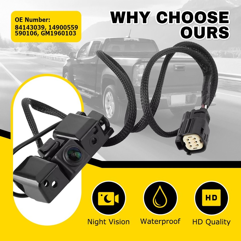 Car Rear View Backup Camera For Chevrolet Colorado GMC Canyon 2015-2021 ...