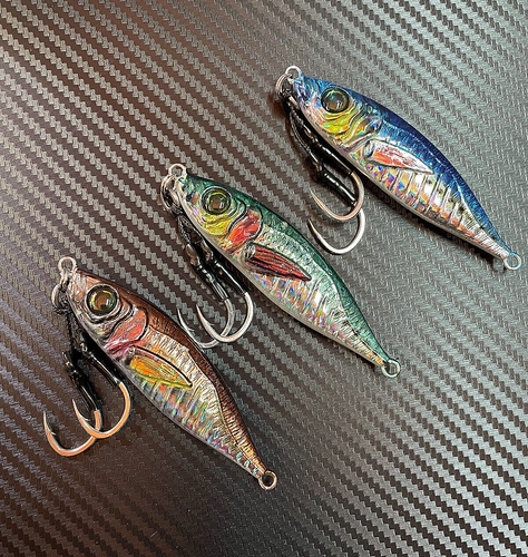 Yakka Metal Jigs 10g 21g 40g 60g 80g Jigging Lures Jig Snapper Kings ...