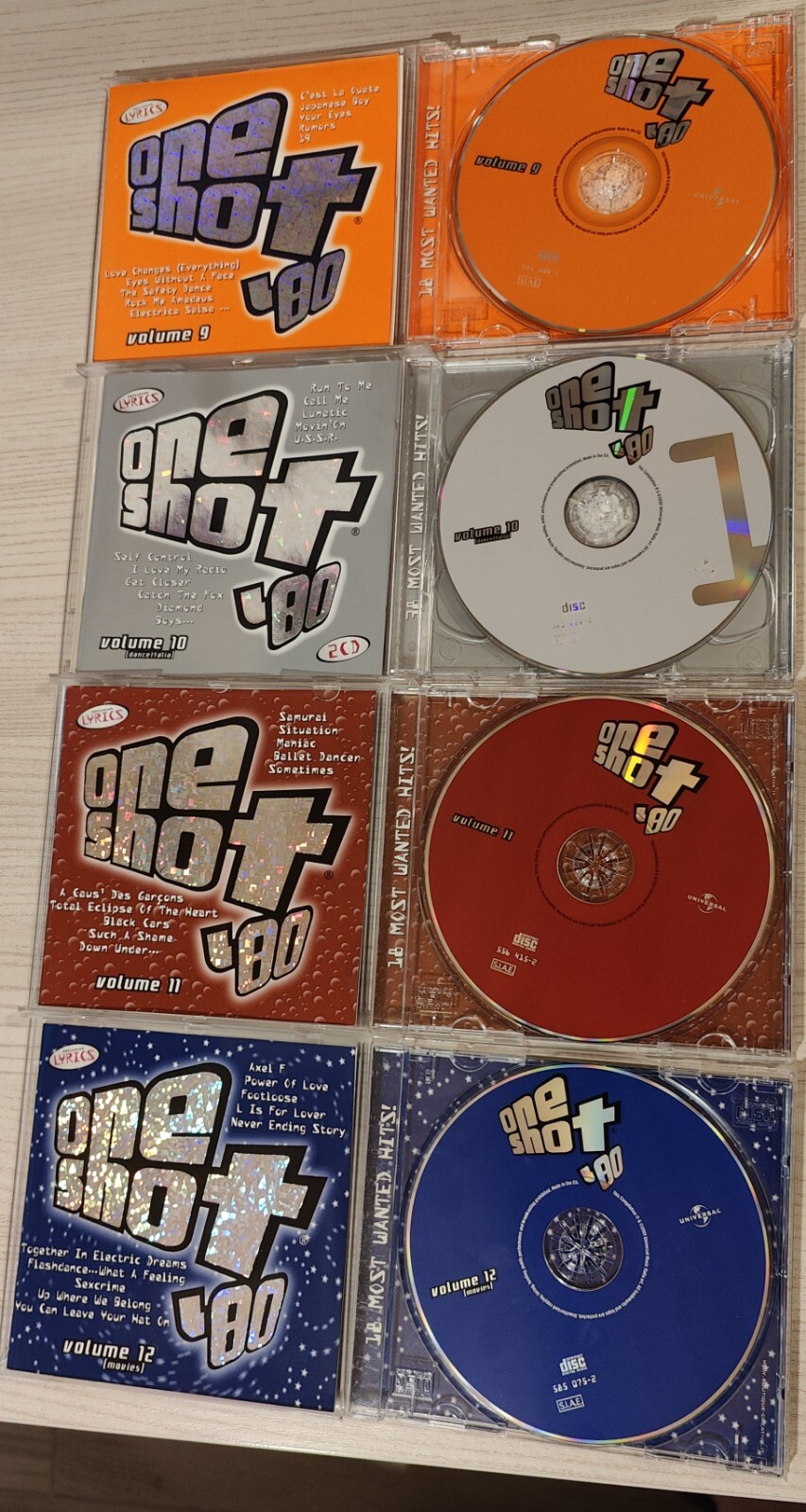 Collezione Completa One Shot 80 Originale Autentica Dal Vol 1 Al Vol 20 ...