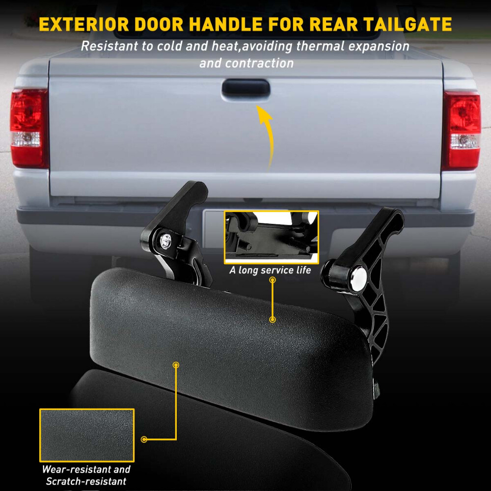 For 1998-2011 Ford Ranger Tailgate Handle Liftgate Tail Gate Back Latch ...
