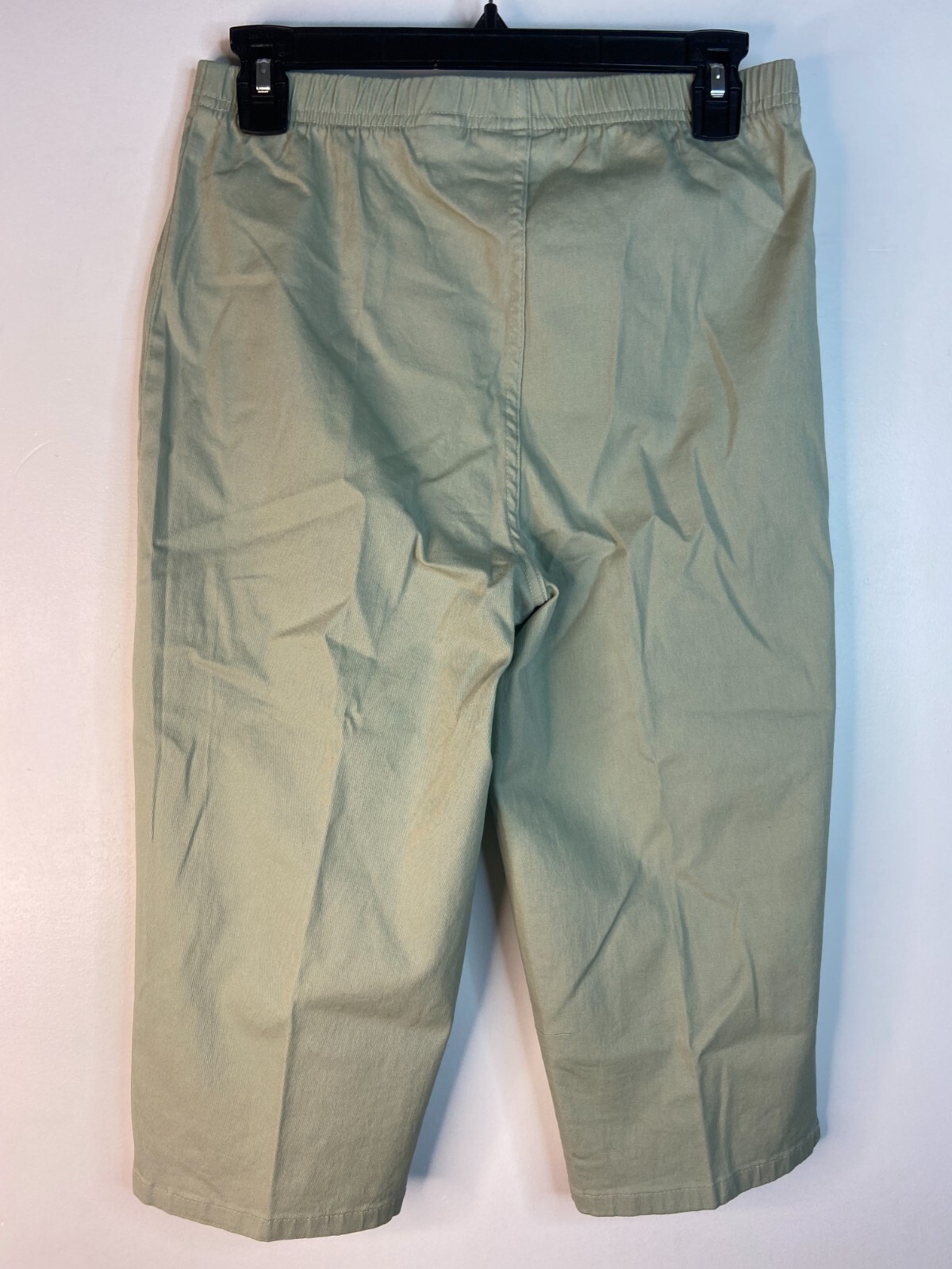 Women’s Real Size 17 Pull on Stretch Capri Pants Green Size Small 4-6 ...