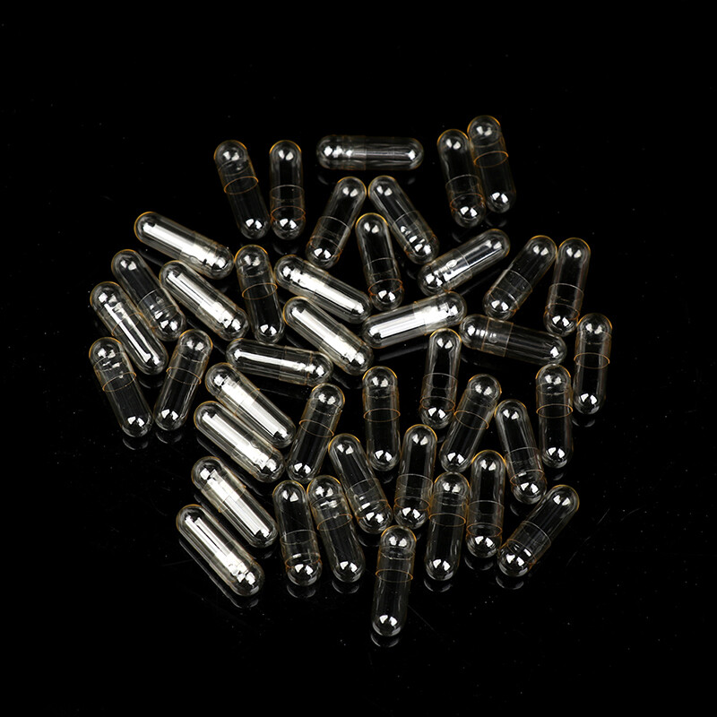 1000Pcs 1# Empty Vacant Gelatin Capsule Size Gel Medicine Pill Vitamin ...