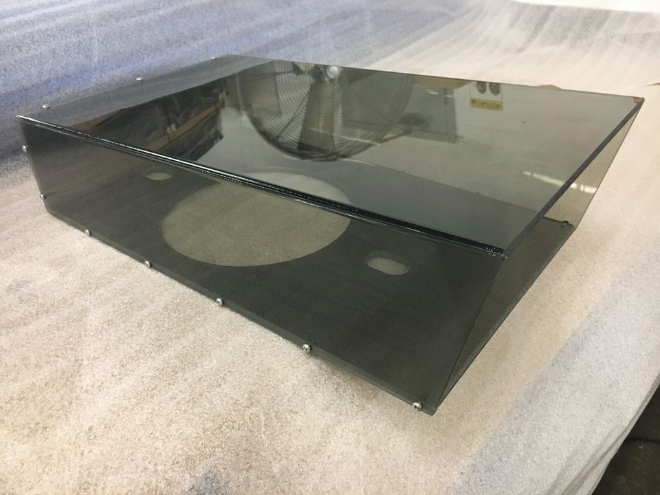 LRT Lexan Hood Scoop 4500 Dominator Smoked Tinted Drag Racing Ram Air ...